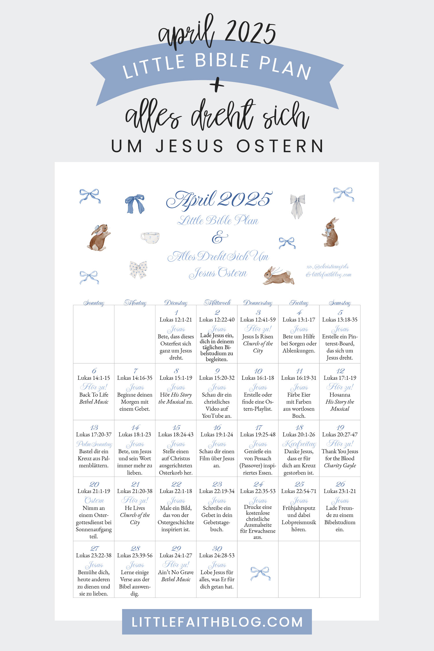 April 2025 Little Bible Plan + All About Jesus This Easter – Little ...