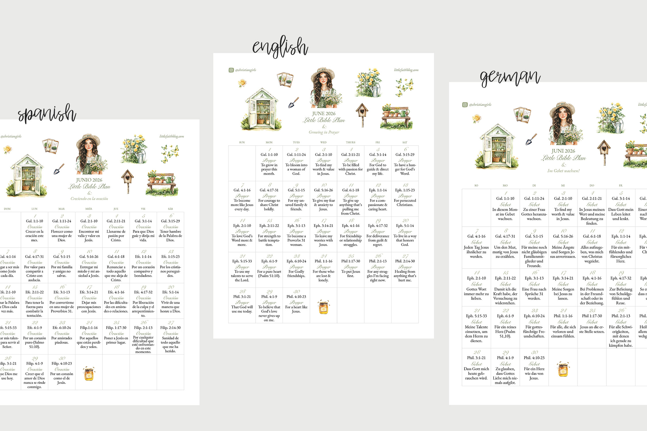 June 2026 Little Bible Plan + Growing in Prayer – Little Faith Blog